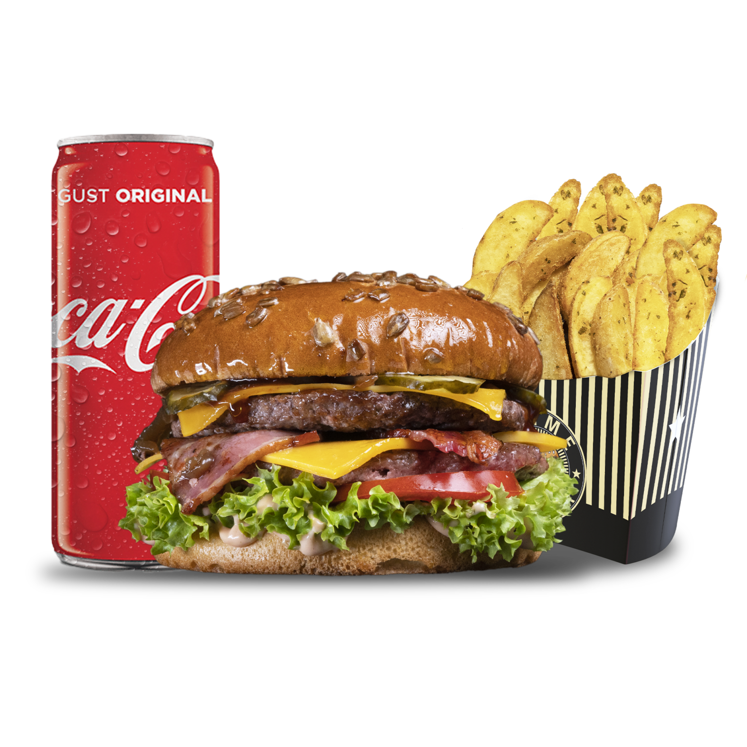 Meniu Double CheeseBurger – Prime Burger
